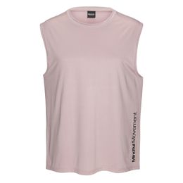 Muscleshirt Bench., Herren, Gr. L (52/54), mauve, Netz, Obermaterial: 89% Polyester, 11% Elasthan, bedruckt, unifarben, bequem h&uuml;ftlang, Rundhals, Shirts, mit sportiven Druck