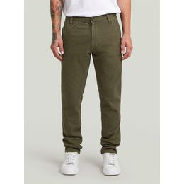 G-Star Raw Chinohose G-STAR "Bronson 3.0 Slim Chino", Herren, Gr. 30, L&auml;nge 32, gr&uuml;n (schwarz olive gd), Obermaterial: 67% Baumwolle, 30% Baumwolle, 3% Elasthan, Hosen Chinohose