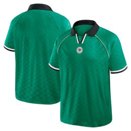 Fu&szlig;balltrikot Fanatics "Fanatics Trikot DFB Deutschland Retro Fashion Jersey", Herren, Gr. L, gr&uuml;n (mehrfarbig), 100% Polyester, Trikots Fu&szlig;balltrikot