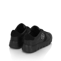 Sneaker Philipp Plein "Hexagon", Herren, Gr. 35, Normalschaft, 0202, schwarz, schwarz, Schuhe Sneaker