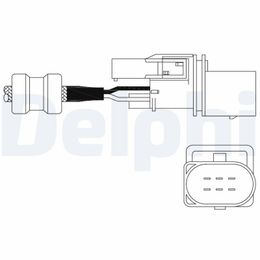 DELPHI Lambdasonde es1101412b1 f&uuml;r VW Audi VAG