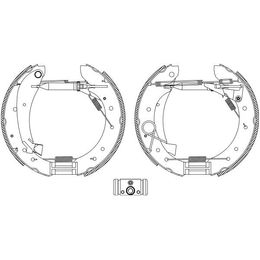 Hella Bremsbackensatz 8db355005281 f&uuml;r FERRARI Peugeot