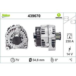 Valeo Generator NEW ORIGINAL PART 439670 f&uuml;r BMW