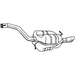 BOSAL Endschalld&auml;mpfer 233159 f&uuml;r VW