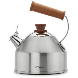 Italienischer Wasserkessel Lignum Satinato