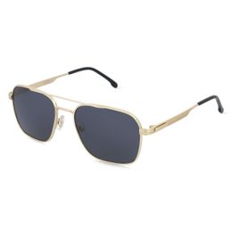 Carrera 379/S | Herren-Sonnenbrille | Fassung: Vollrand, Pilot, Edelstahl, Gold | Glasfarbe: Grau