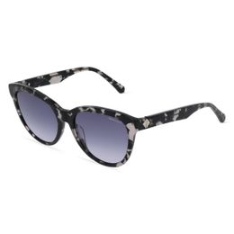 Gant GA8077 | Damen-Sonnenbrille | Fassung: Vollrand, Butterfly, Kunststoff, Grau Havanna | Glasfarbe: Grau