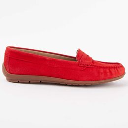 Purapiel Mokassin Meilis2 Rot