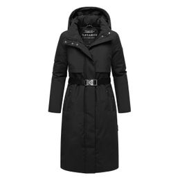 Navahoo Damen Winterparka WALDBUMMLER &ndash; wetterfest & stilvoll mit Tailleng&uuml;rtel