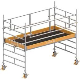 Layher Uni Breit P2 SAFETY PLUS mit Doppelgel&auml;nder Typ 1422101 - Standh&ouml;he: 1.20 m