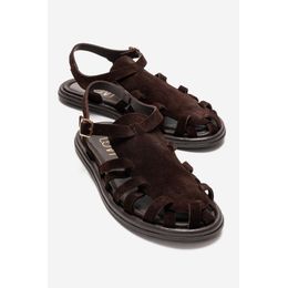 Alone Leder Gladiator Sandale