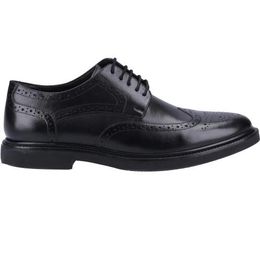 Hush Puppies - "Kingston" Halbschuhe f&uuml;r Herren, Leder (Schwarz)