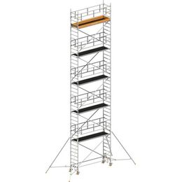 Layher Uni Standard P2 SAFETY PLUS mit Doppelgel&auml;nder und Ger&uuml;stst&uuml;tzenTyp 1421130 - Standh&ouml;he: 10.20 m