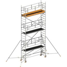 Layher Uni Standard P2 SAFETY PLUS mit Doppelgel&auml;nder und Ger&uuml;stst&uuml;tzenTyp 1421125 - Standh&ouml;he: 5.20 m