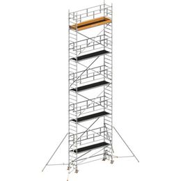 Layher Uni Standard P2 SAFETY PLUS mit Doppelgel&auml;nder und Ger&uuml;stst&uuml;tzenTyp 1421129 - Standh&ouml;he: 9.20 m