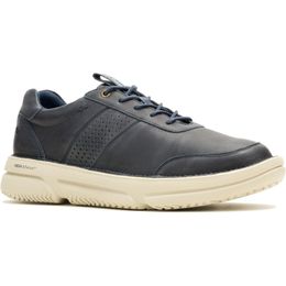 Hush Puppies Baylor Leder Herren Sneakers in Marineblau