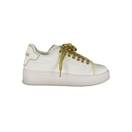 Gaelle Paris Bianco Polyurethan Damen Sneaker