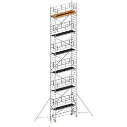 Layher Uni Standard P2 SAFETY PLUS mit Doppelgel&auml;nder und Ger&uuml;stst&uuml;tzenTyp 1421131 - Standh&ouml;he: 11.20 m