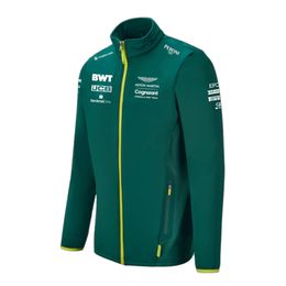Aston Martin Cognizant F1 Offizielles Team Herren Green Softshelljacke