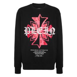 Philipp Plein Round Neck Sweatshirt Worldwide Crest