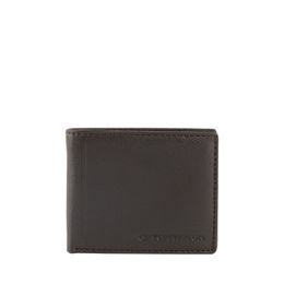 Tom Tailor Herren TTBELA Brieftasche aus Leder, braun, Uni, Gr. ONESIZE