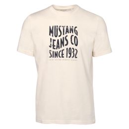 Mustang T-Shirt Style Austin wei&szlig; Herren M