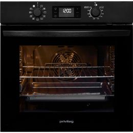Privileg Einbaubackofen "PBA285PU1K", Energieeffizienz: A++ (A+++-D), schwarz, B:56cm H:60cm T:55,5cm, Back&ouml;fen, Hydrolyse & Pyrolyse - zwei Reinigungsfunktionen f&uuml;r jeden Bedarf, Einbaubackofen