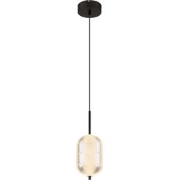 Globo LIGHTING LED Pendelleuchte "KURIUS", schwarz, 1 Stk., Leuchten, H&auml;ngelampe/H&auml;ngeleuchte/Wohnzimmer/Esstisch/elegant, LED Pendelleuchte