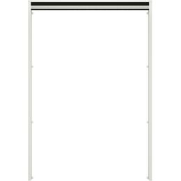 Insektenschutzplissee Hecht INTERNATIONAL "f&uuml;r Dachfenster", grau (wei&szlig;), B:80cm H:160cm, Plissees