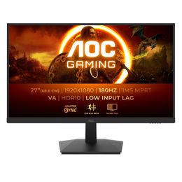 AOC Gaming-Monitor "27G15N2", Energieeffizienz: E (A-G), schwarz, B:61,3cm T:21cm, Monitore