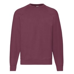 Fruit of the Loom - "Premium" Sweatshirt f&uuml;r Herren angesetzte &Auml;rmel (Burgunderrot)