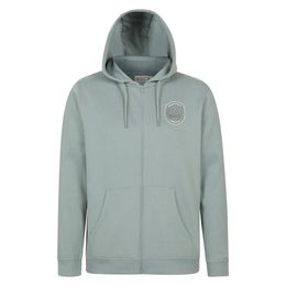 Mountain Warehouse - "Adventure Awaits" Hoodie mit durchgehendem Rei&szlig;verschluss f&uuml;r Herren (Gr&uuml;n)