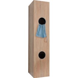 W&auml;scheschrank wimex "Multiraumkonzept W&auml;scheeinwurf", braun (eiche s&auml;gerau, nachbildung), B:40cm H:185cm T:40cm, Holzwerkstoff, Schr&auml;nke, Schranksystem