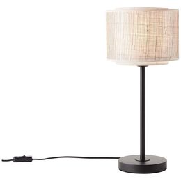Brilliant Tischleuchte "Odar", schwarz (schwarz, beige), 1, &Oslash; 22cm H: 50cm, 1 Stk., Leuchten, schwarz/beige, Tischleuchte