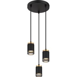 Globo LIGHTING H&auml;ngeleuchte "KORBEN", schwarz, 1 Stk., Leuchten, H&auml;ngelampe/Pendelleuchte/Esszimmer/Wohnzimmer/Esstisch, H&auml;ngeleuchte