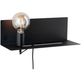 Paulmann LED Wandleuchte "Devera", schwarz, 1, H: 13cm, Leuchten, E27, Wandlampe