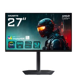 Gigabyte LED-Monitor "MO27Q2", Energieeffizienz: G (A-G), schwarz, Monitore, dreh-, neig-,schwenk-, h&ouml;henverstellbar, Lautsprecher