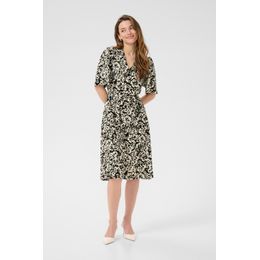 Kaffe Kleid Regular fit black white