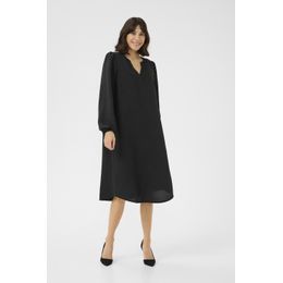 Kaffe Langarm-Bluse Regular fit Black