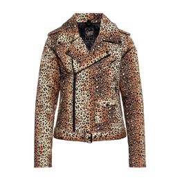 Queen Kerosin Damen Biker Jacke Motor Queen Service leo