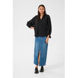 Kaffe Langarm-Bluse Loose fit Black
