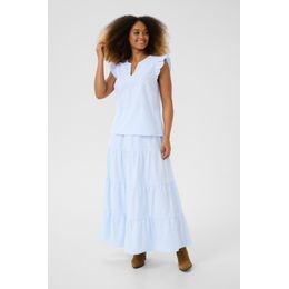 Cream &Auml;rmellose Bluse Regular fit light blue