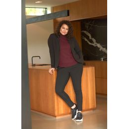 Kaffe Blazer Figurbetont Schwarz Tief black