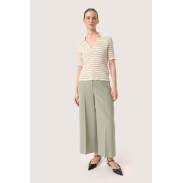 Soaked in Luxury Strickpullover Gerade Passform white