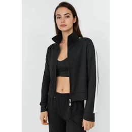 Weiche Touch Modal Stehkragen Sportjacke