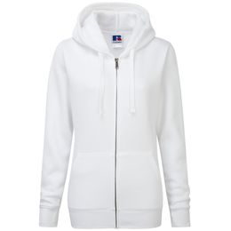 Russel Athletic Russell Damen Kapuzenjacke, 3lagig (Wei&szlig;)