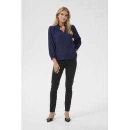 Kaffe Langarm-Bluse Loose fit Midnight Marine