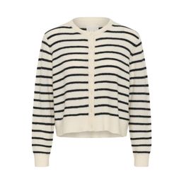 PART TWO Strickjacke LinikaPW Gerade Passform white