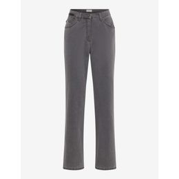 Raphaela by Brax Damen Five-Pocket-Hose Style CORRY, denim grau, Gr. 36