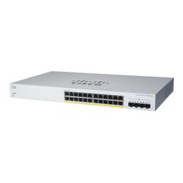 Cisco Switch Business 220-Series 28-Port 1/10GbE 195W PoE smart managed